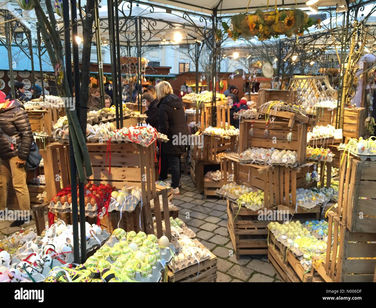 Easter Market Vienna Stock Photo - Alamy