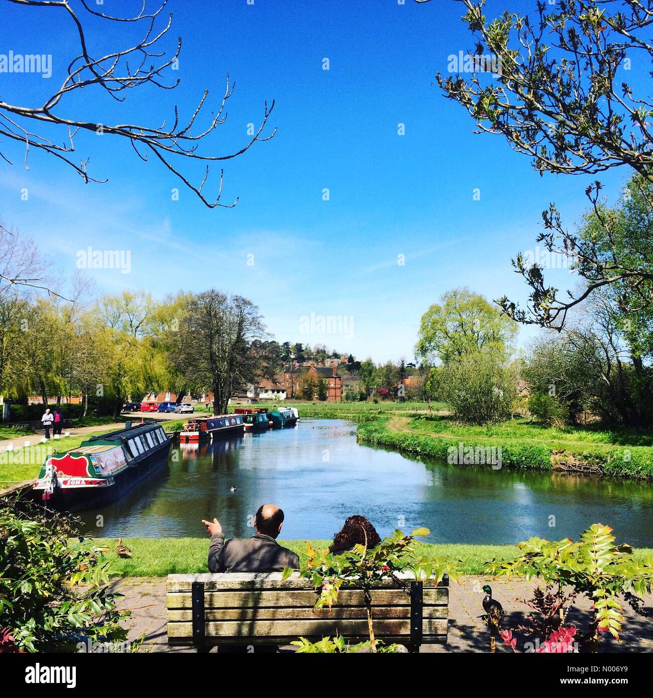 Godalming canal hi-res stock photography and images - Alamy