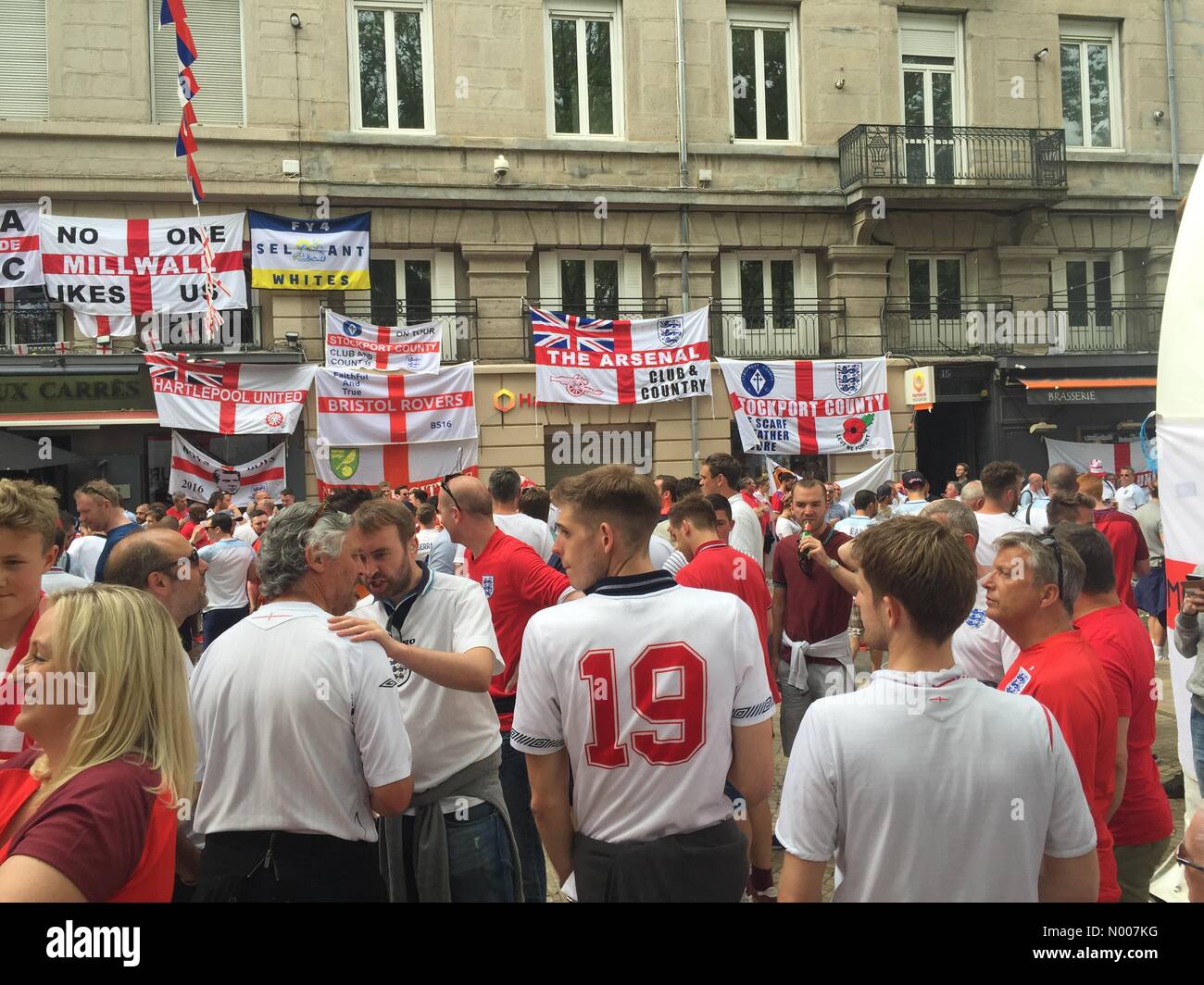English football fans france hi-res stock photography and images - Alamy