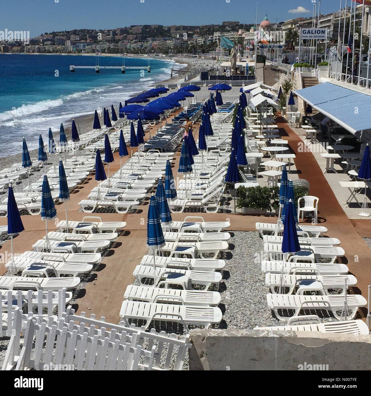 Prom. des Anglais, Nice, France. 15th July, 2016. Prom. des Anglais ...