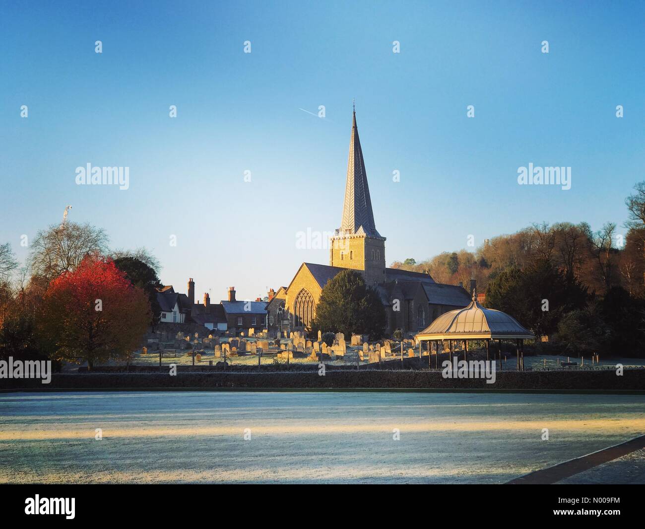 Bandstand Church In Godalming Surrey High Resolution Stock Photography ...