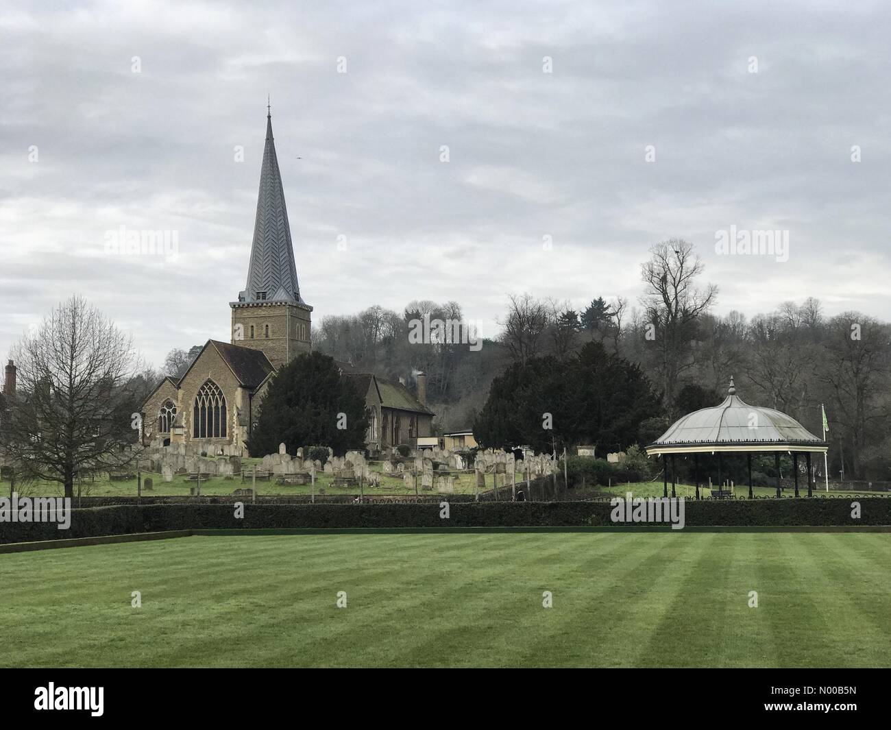 Bandstand Church In Godalming Surrey High Resolution Stock Photography ...