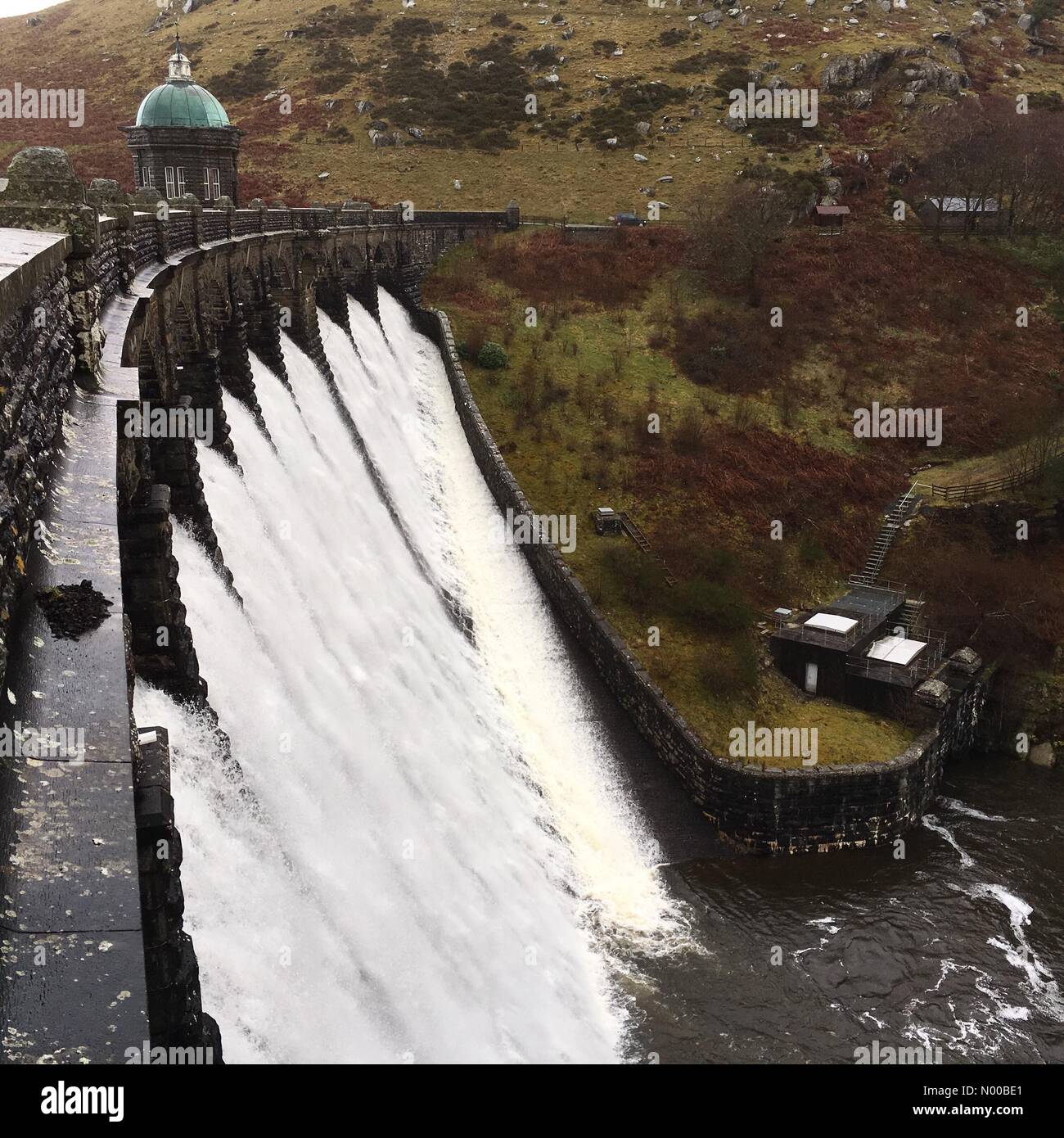UK Weather - Elan Valley Mid Wales - The dams of the Elan Valley ...