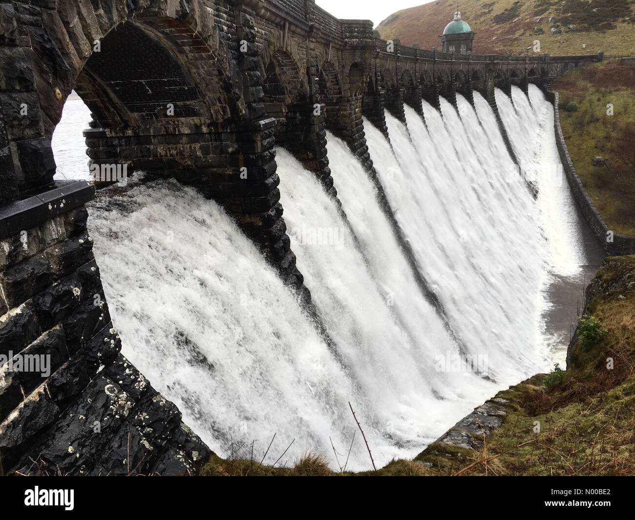 UK Weather - Elan Valley Mid Wales - The dams of the Elan Valley ...