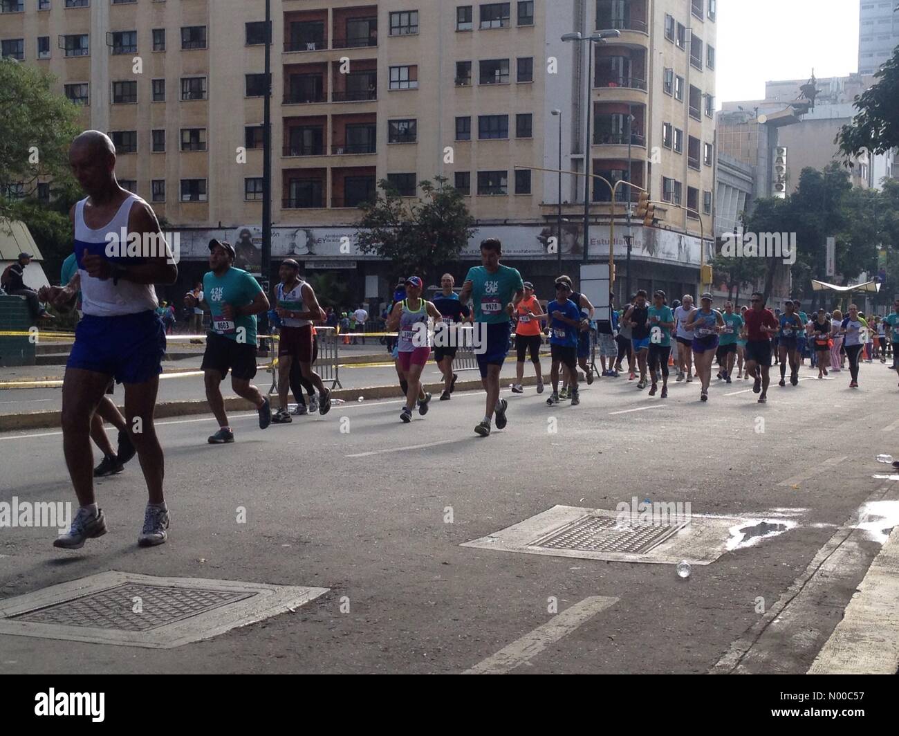 CAF Marathon in Caracas, Venezuela Stock Photo - Alamy