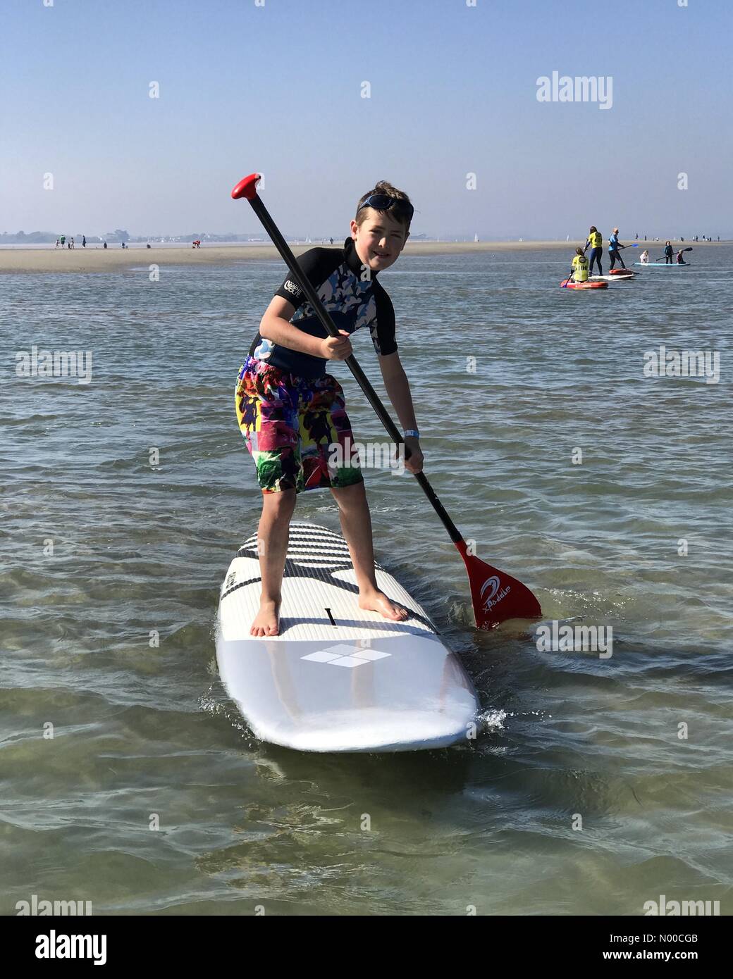 W Strand, West Wittering, Chichester, UK. 08th Apr, 2017. UK Weather ...