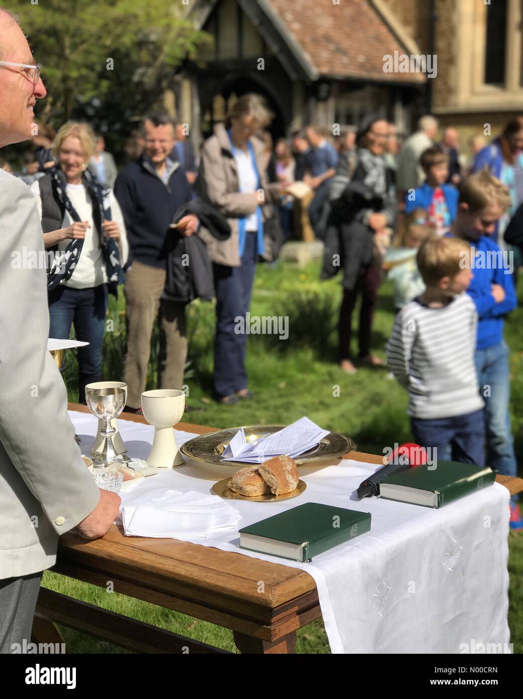 Communion service hi-res stock photography and images - Alamy