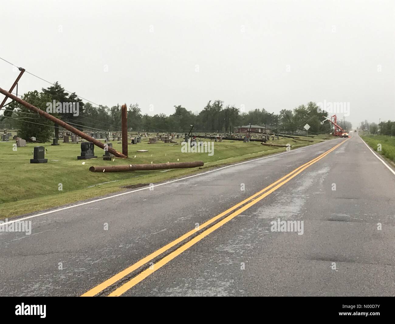 Downed power lines hi-res stock photography and images - Alamy