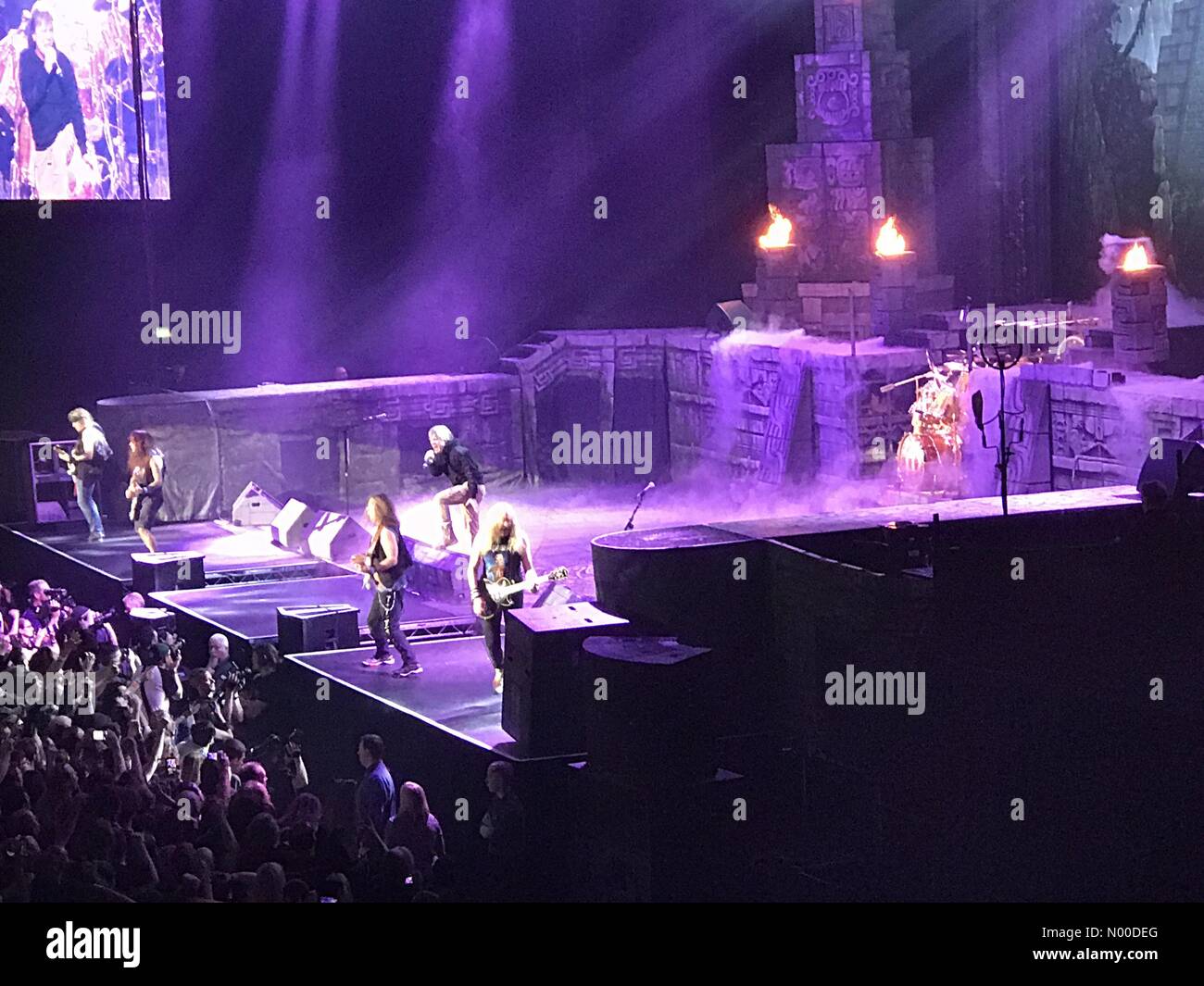 Iron maiden concert hi-res stock photography and images - Alamy