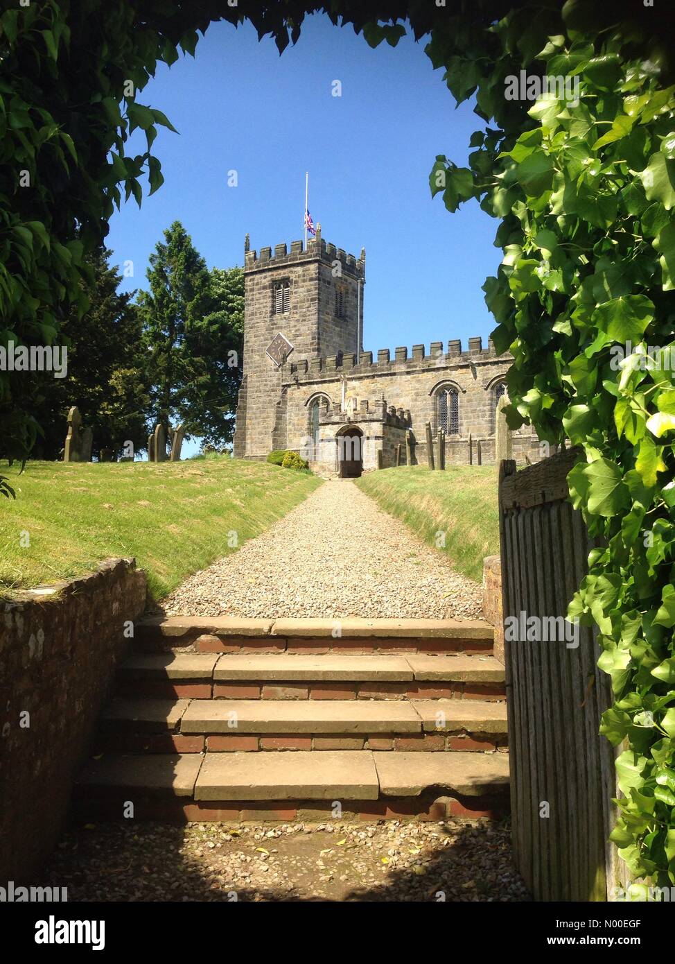 Crayke, York, UK. 26th May, 2017. St Cuthbert Church in Crayke North ...
