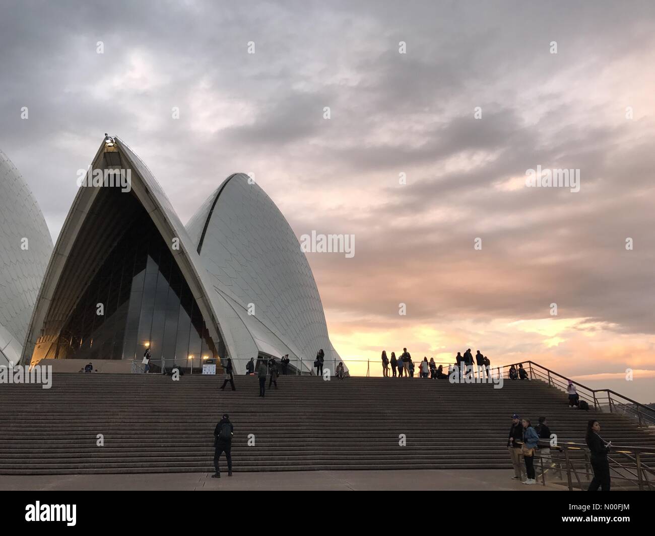 Sydney NSW, Australia. 03rd July, 2017. Sydney weather: sunset at ...