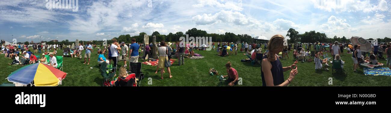 Stadium Dr, Hadley, Massachusetts, USA. 21st Aug, 2017. Eclipse ...