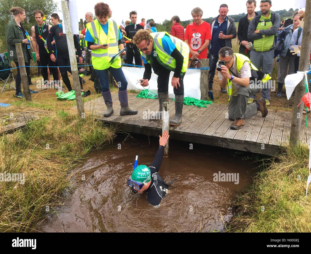 World Bog Snorkelling Championship, Llanwrtyd Wells, Powys, Wales UK ...
