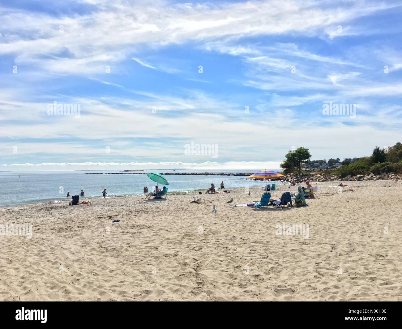 CT, USA. 26th Sep, 2017. USA Weather Rocky Neck State Park Niantic ...