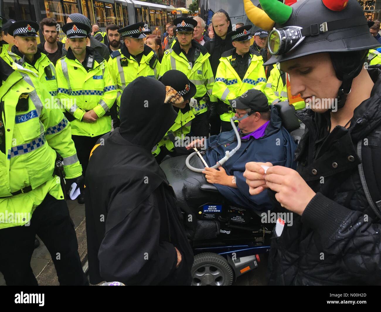 Protest the tory party conference hi-res stock photography and images ...