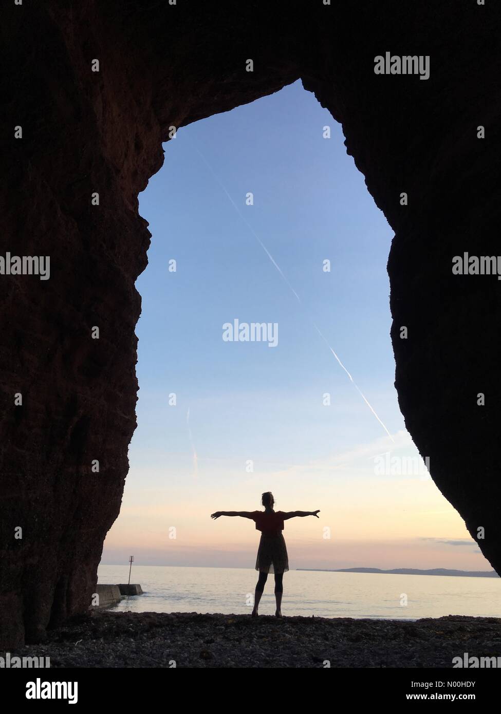 Dawlish sunset hi-res stock photography and images - Alamy