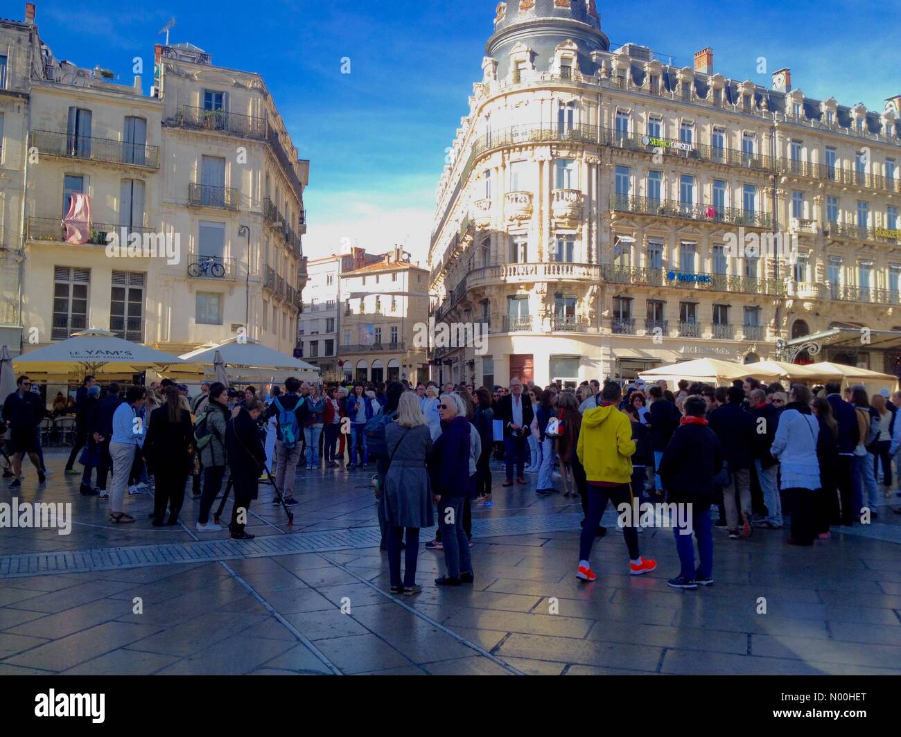 #Me Too Rally on the Place de La Comedie, Montpellier France Stock ...