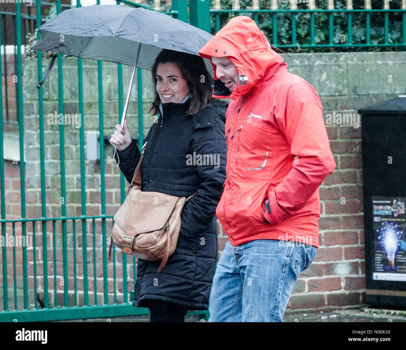 Guildford, UK. 20th Jan, 2018. UK Weather: Rain in Guildford. High ...