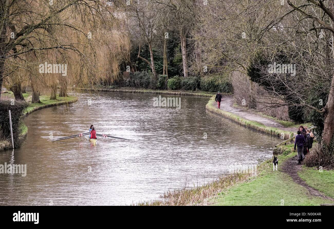 UK Weather: Dry and bright in Guildford. Millbrook, Guildford. 28th ...