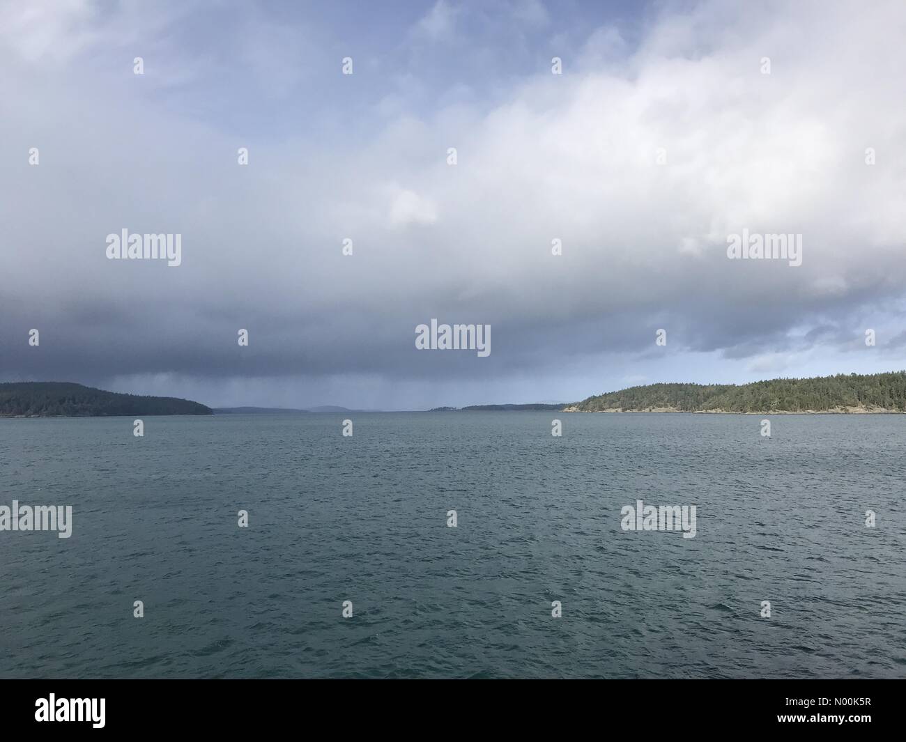 Friday Harbor, Washington, USA. 30th Jan, 2018. Sunshine and Rain in ...