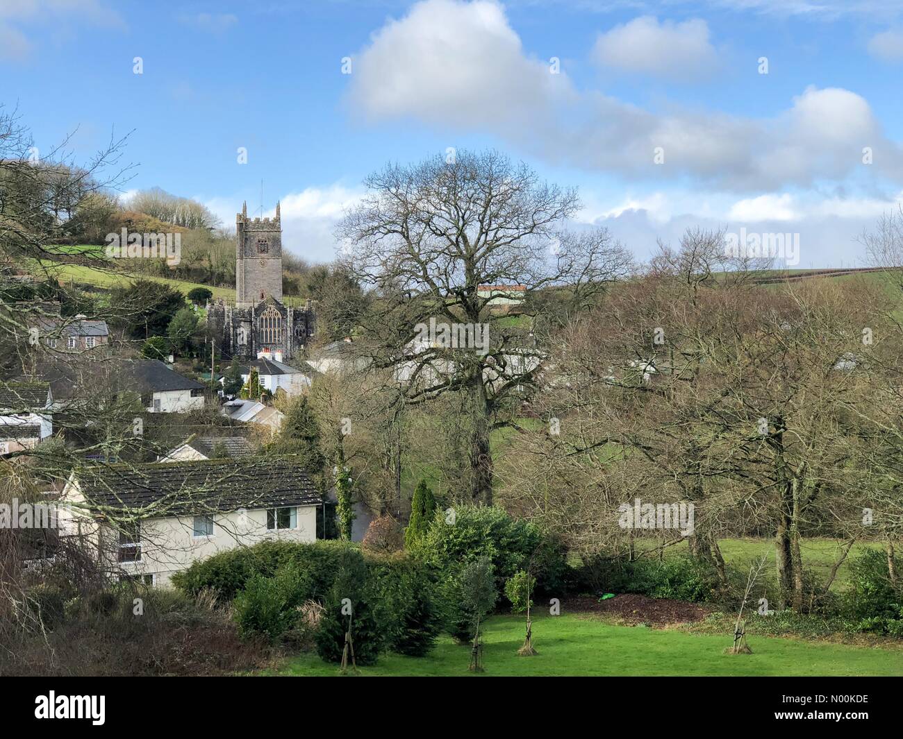 Marldon, Paignton, UK. 13th Feb, 2018. UK Weather: Sunny intervals in ...