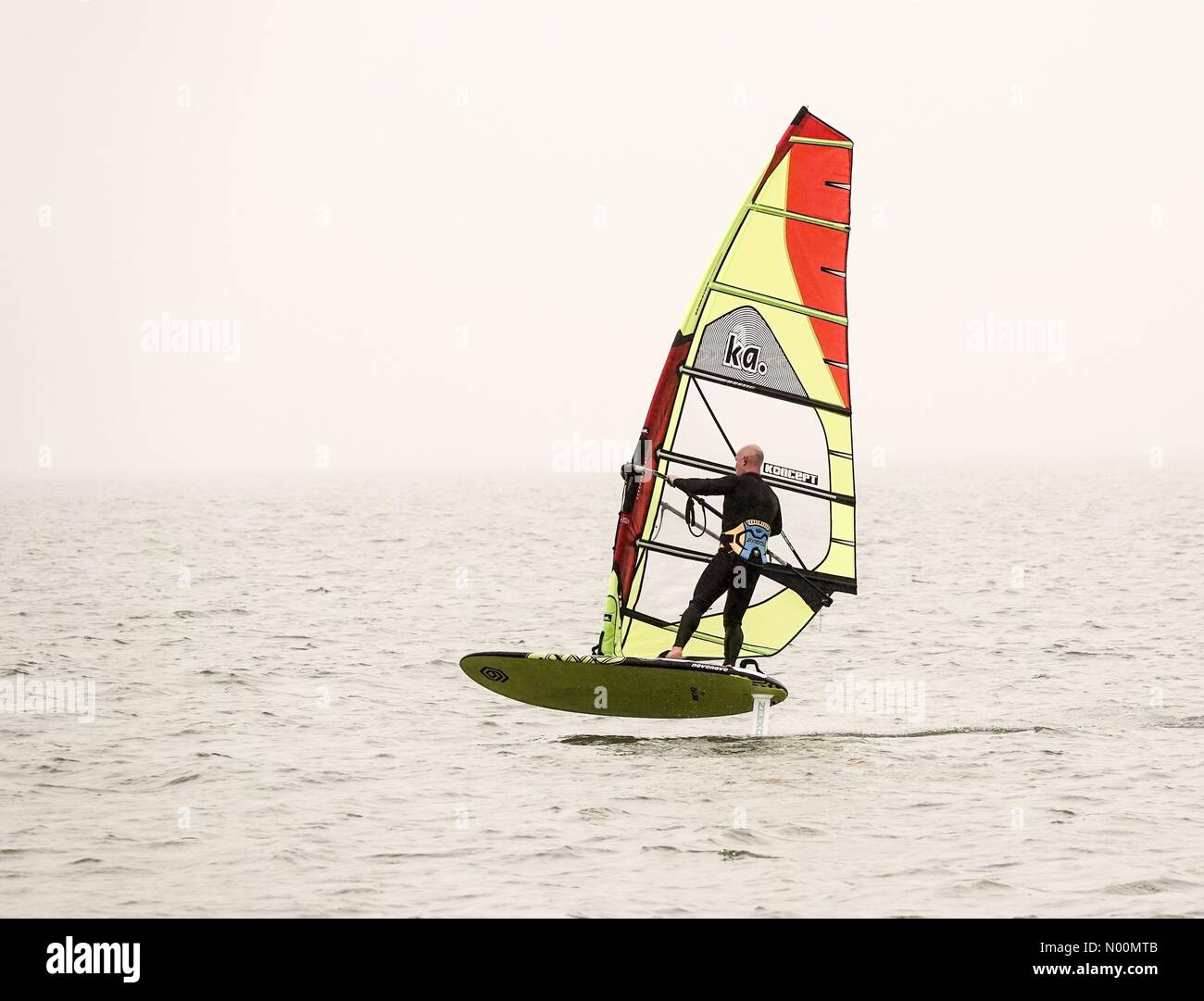 Hydrofoil windsurfer hi-res stock photography and images - Alamy