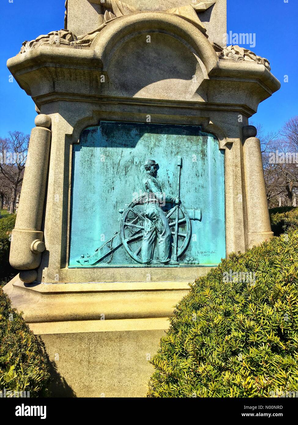 Chicago rosehill cemetery hi-res stock photography and images - Alamy