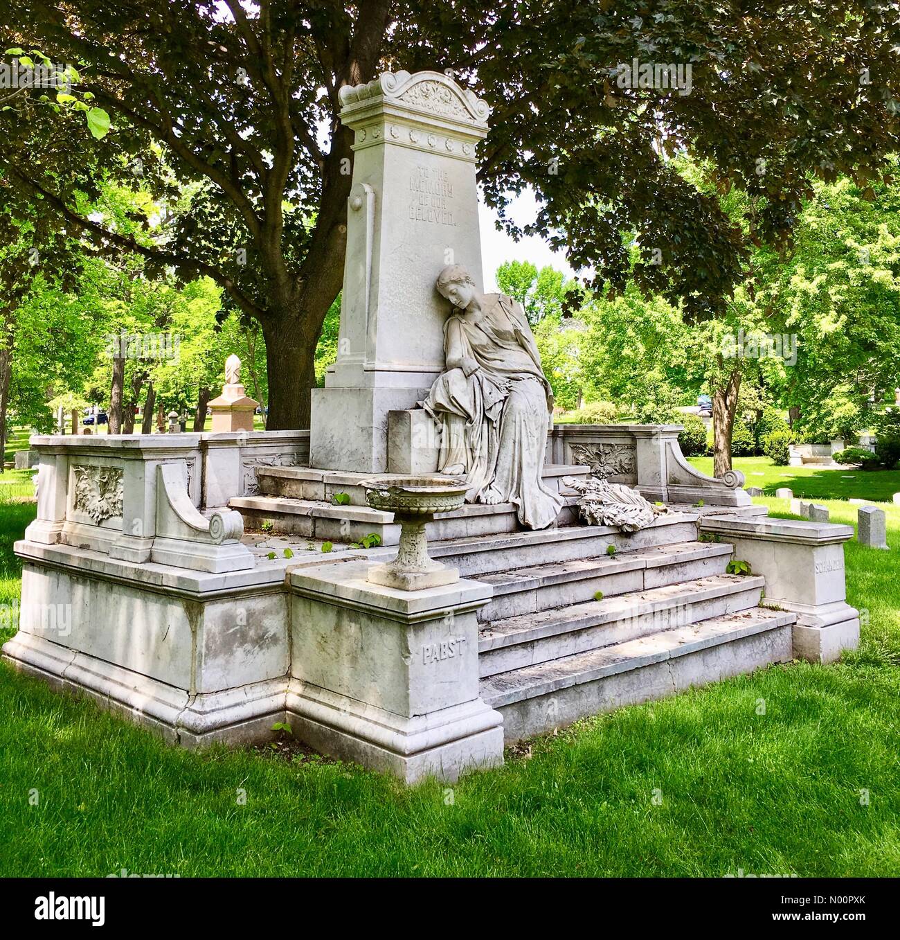 Frederick pabst monument hi-res stock photography and images - Alamy