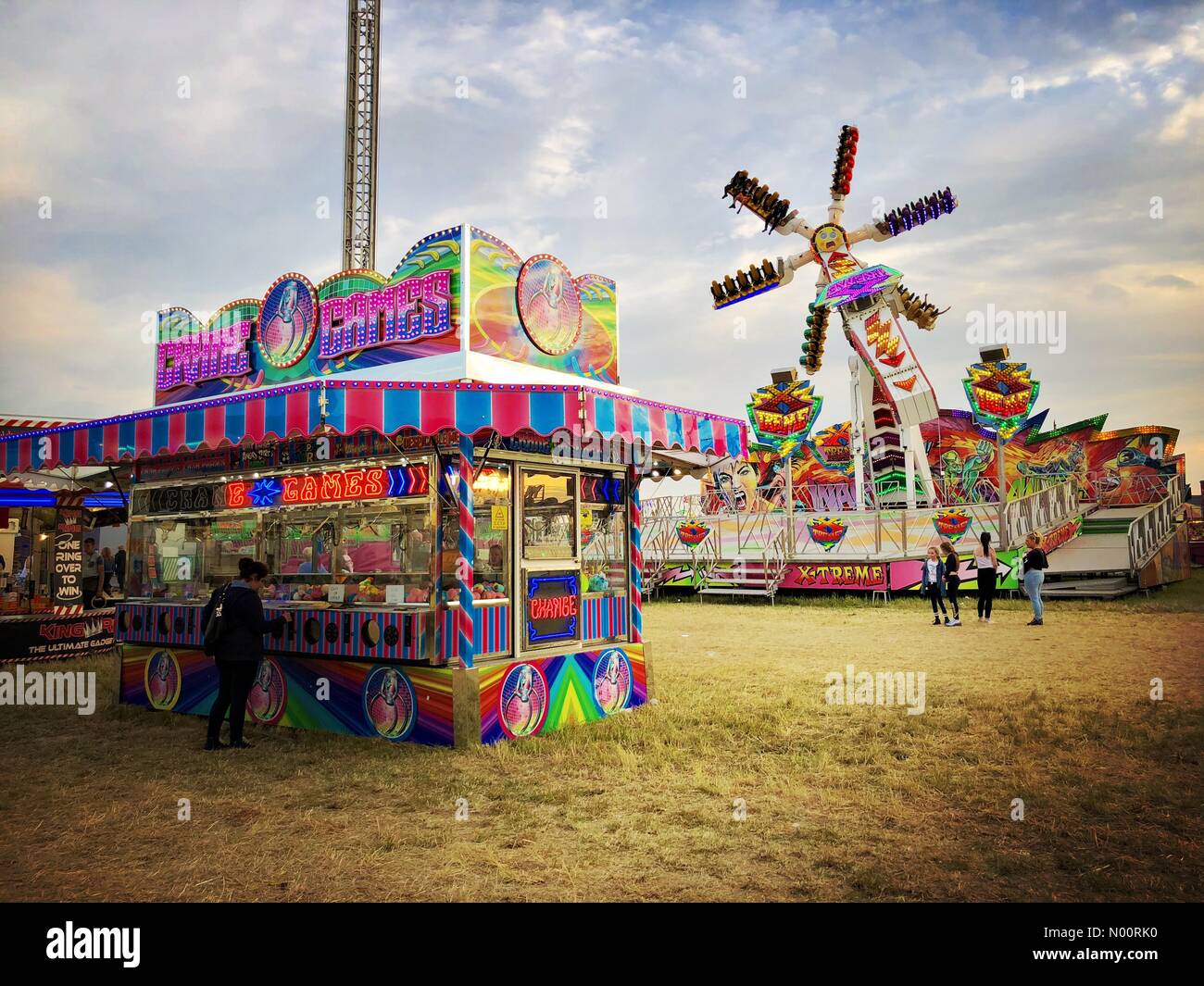 The hoppings hi-res stock photography and images - Alamy