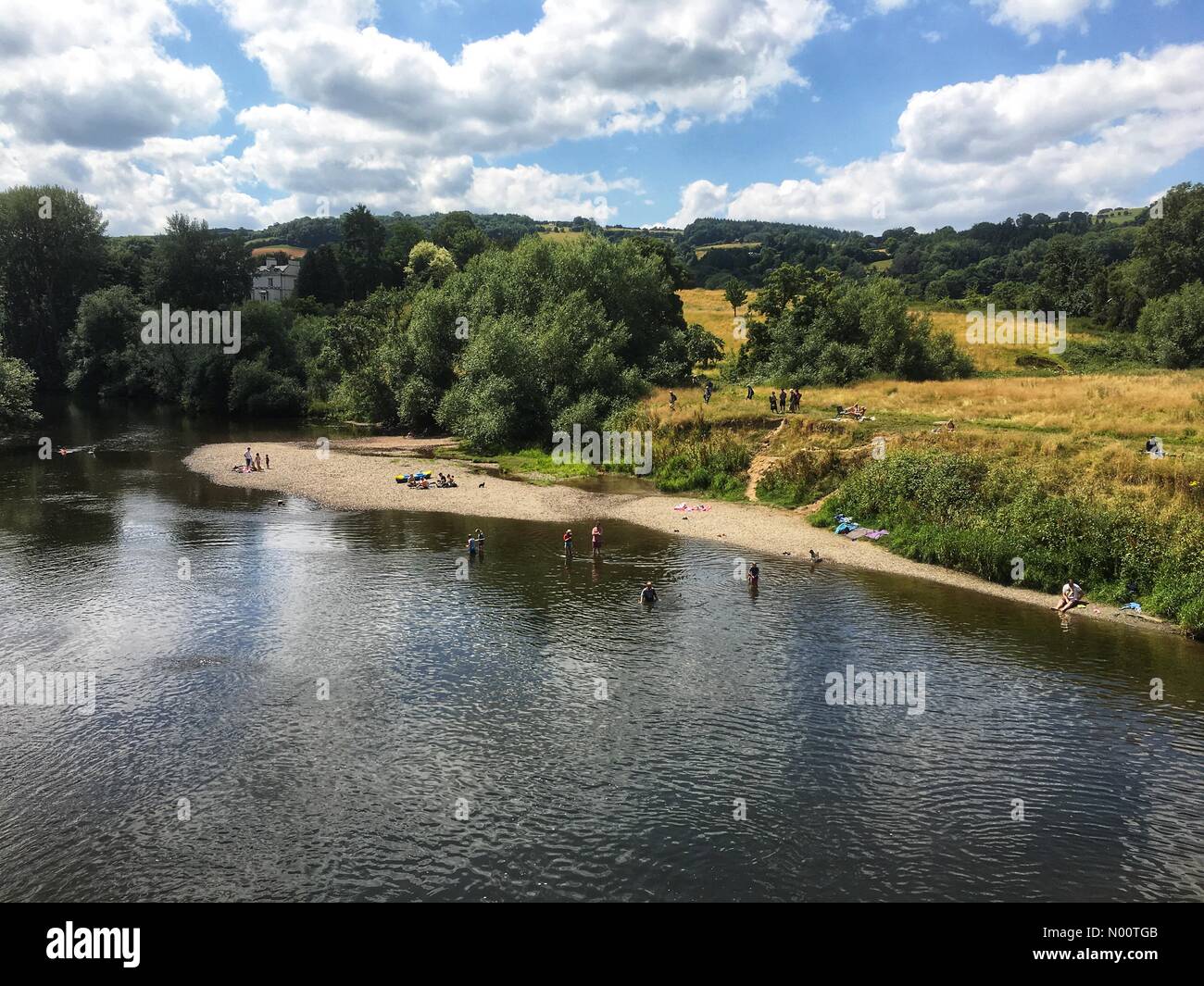 Wild swimming river uk weather hi-res stock photography and images - Alamy