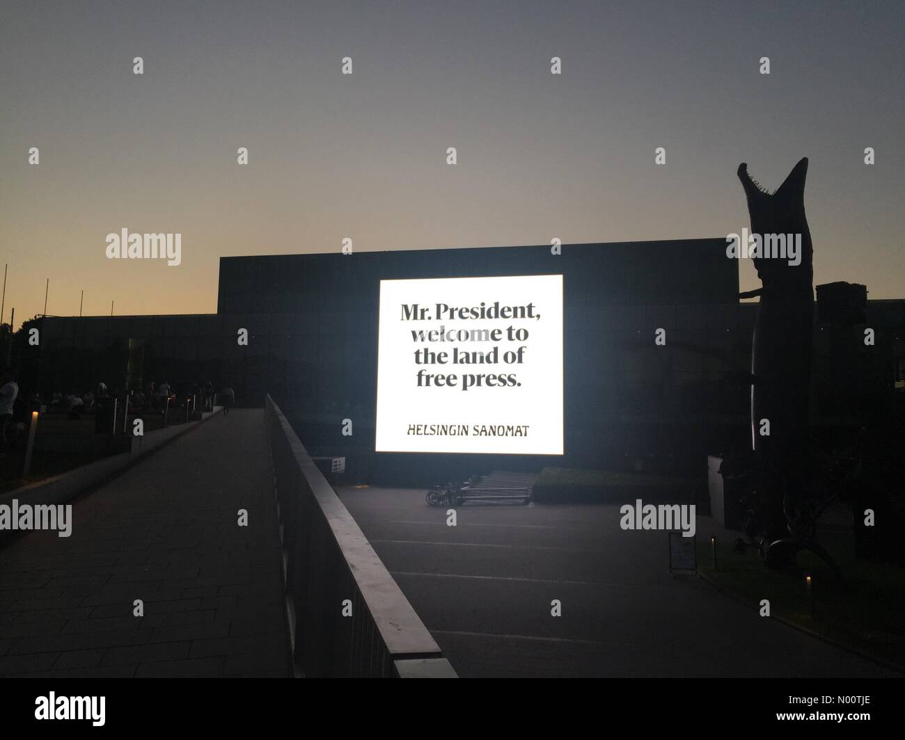 Billboards putin hi-res stock photography and images - Alamy