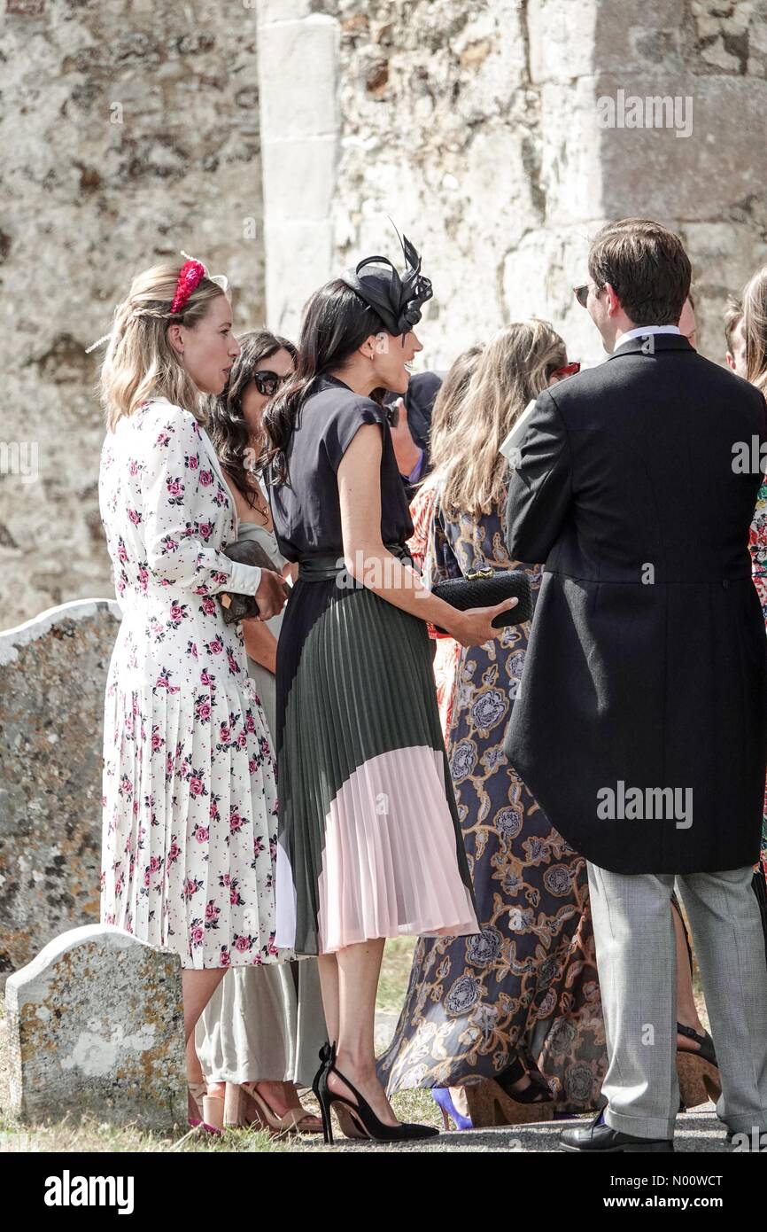 Frensham, UK, 4 Aug 2018. Charlie Van Straubenzee and Daisy Jenks ...