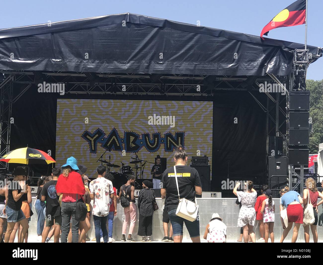 Sydney, Australia. 26th January 2019. Yabun Festival main stage ...