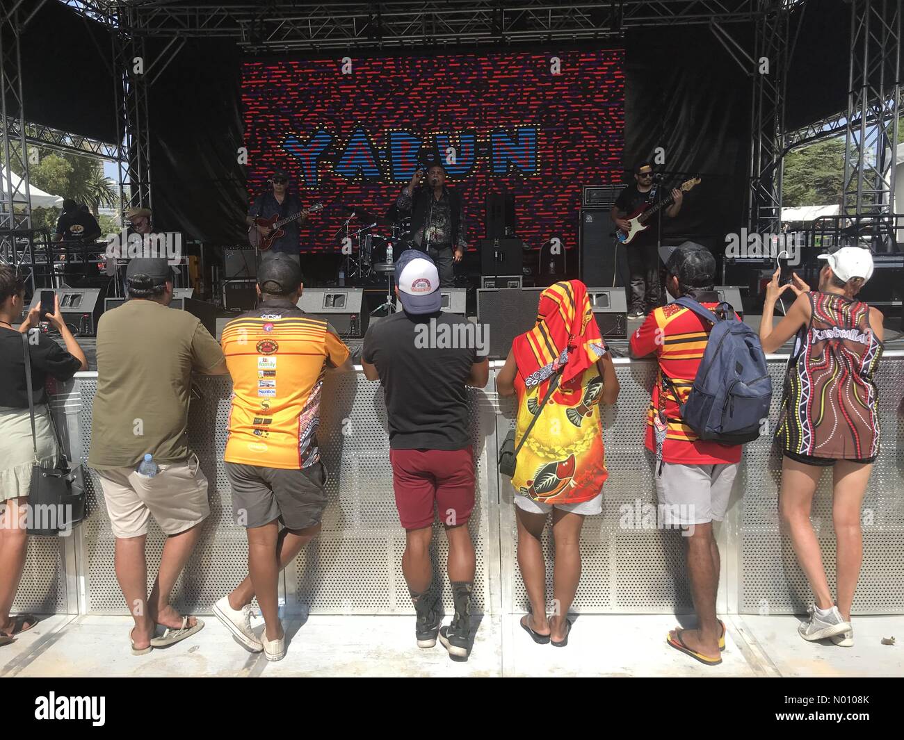 Sydney, Australia. 26th January 2019. Yabun Festival 2019 main stage on ...