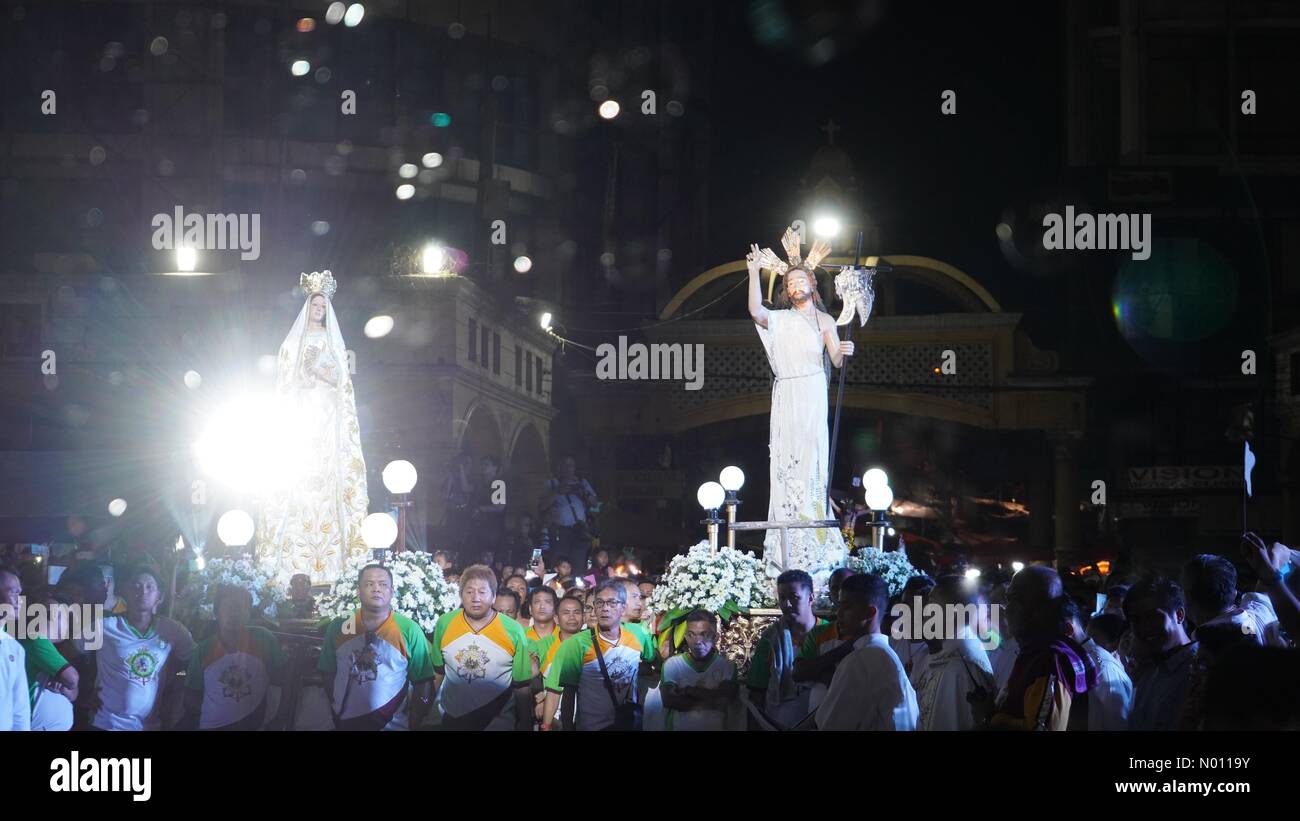 Quiapo, Philippines. 21st April, 2019. ‘Salubong' is a traditional ...