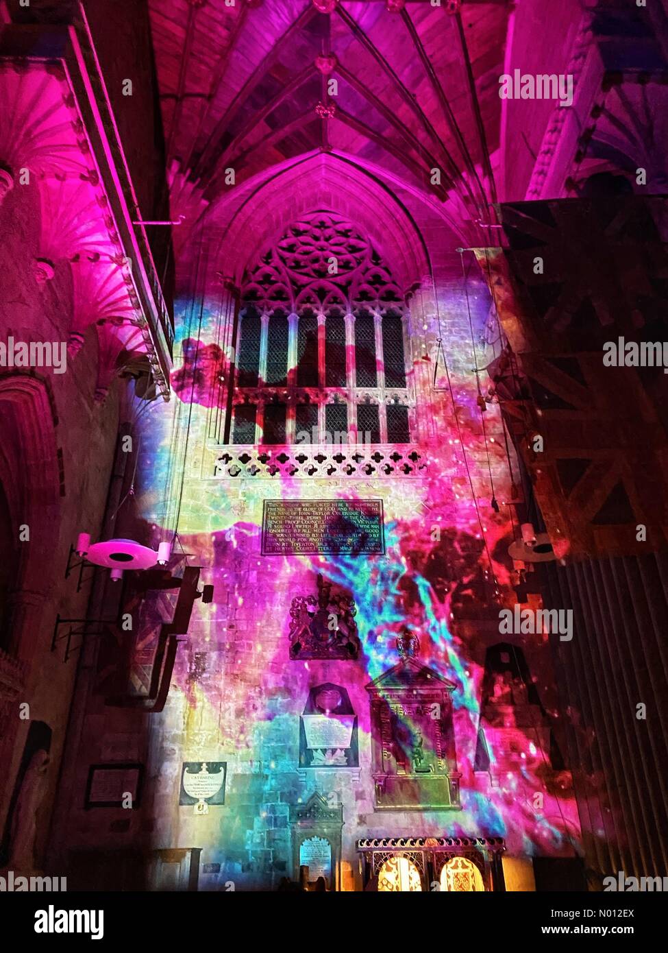 Exeter Cathedral, Exeter, Devon, UK. 5th March, 2020. SPACE at Exeter ...