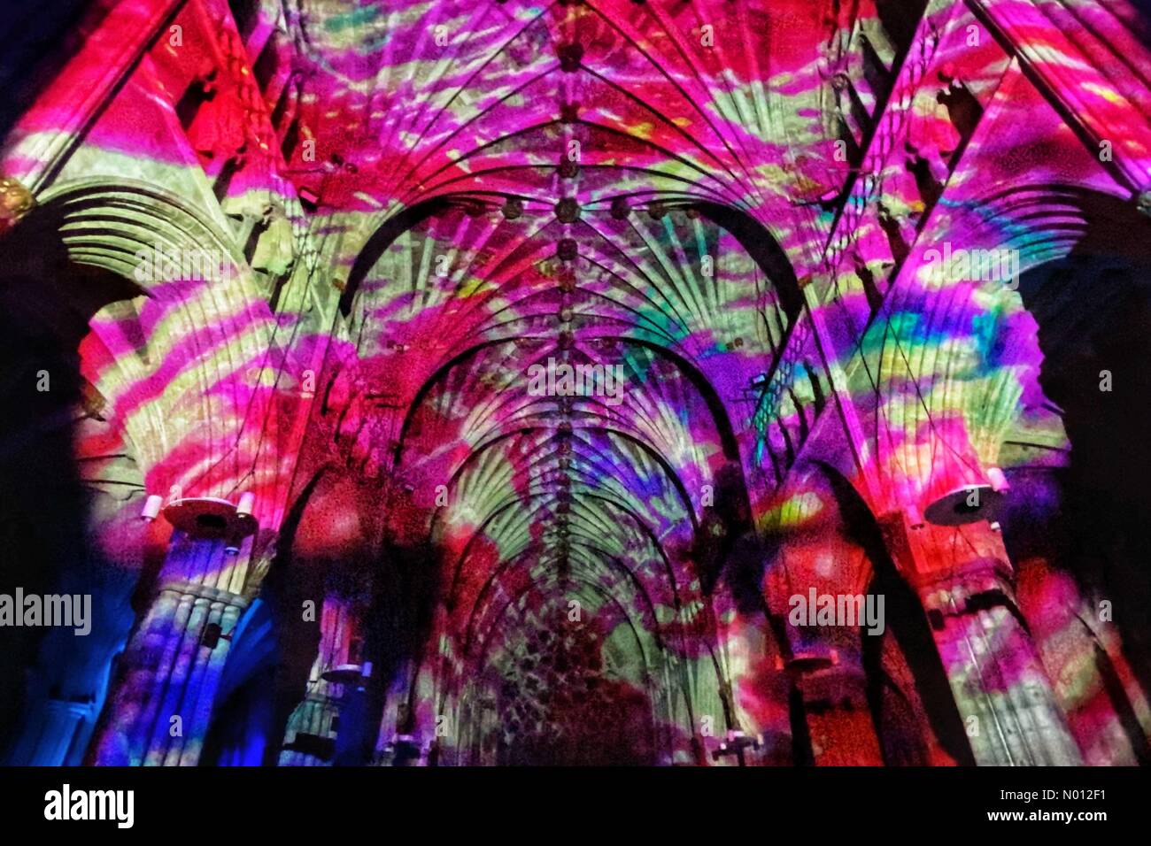 Exeter Cathedral, Exeter, Devon, UK. 5th March, 2020. SPACE at Exeter ...