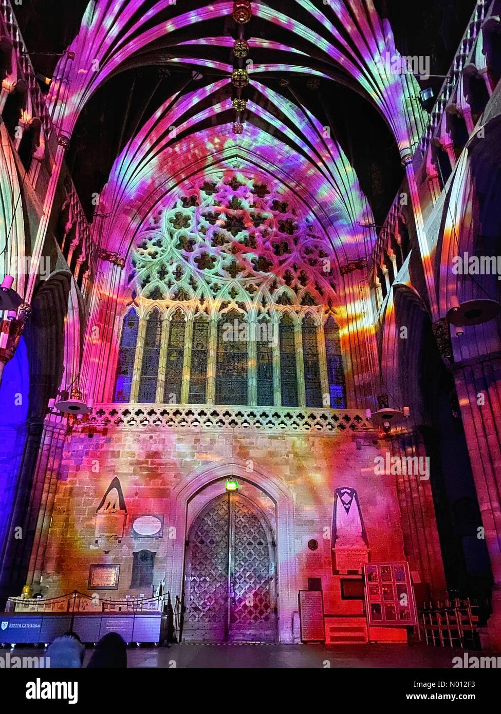 Exeter Cathedral, Exeter, Devon, UK. 5th March, 2020. SPACE at Exeter ...