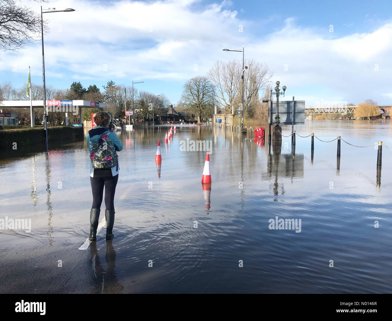 UK Weather- Flooding in Worcester- Saturday 23rd January 2021 ...