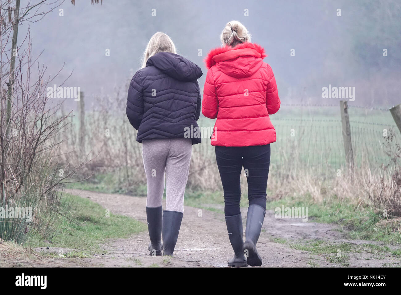 Farnham, Surrey. 3rd Mar 2021. UK Weather: Misty in Farnham. Waverley ...
