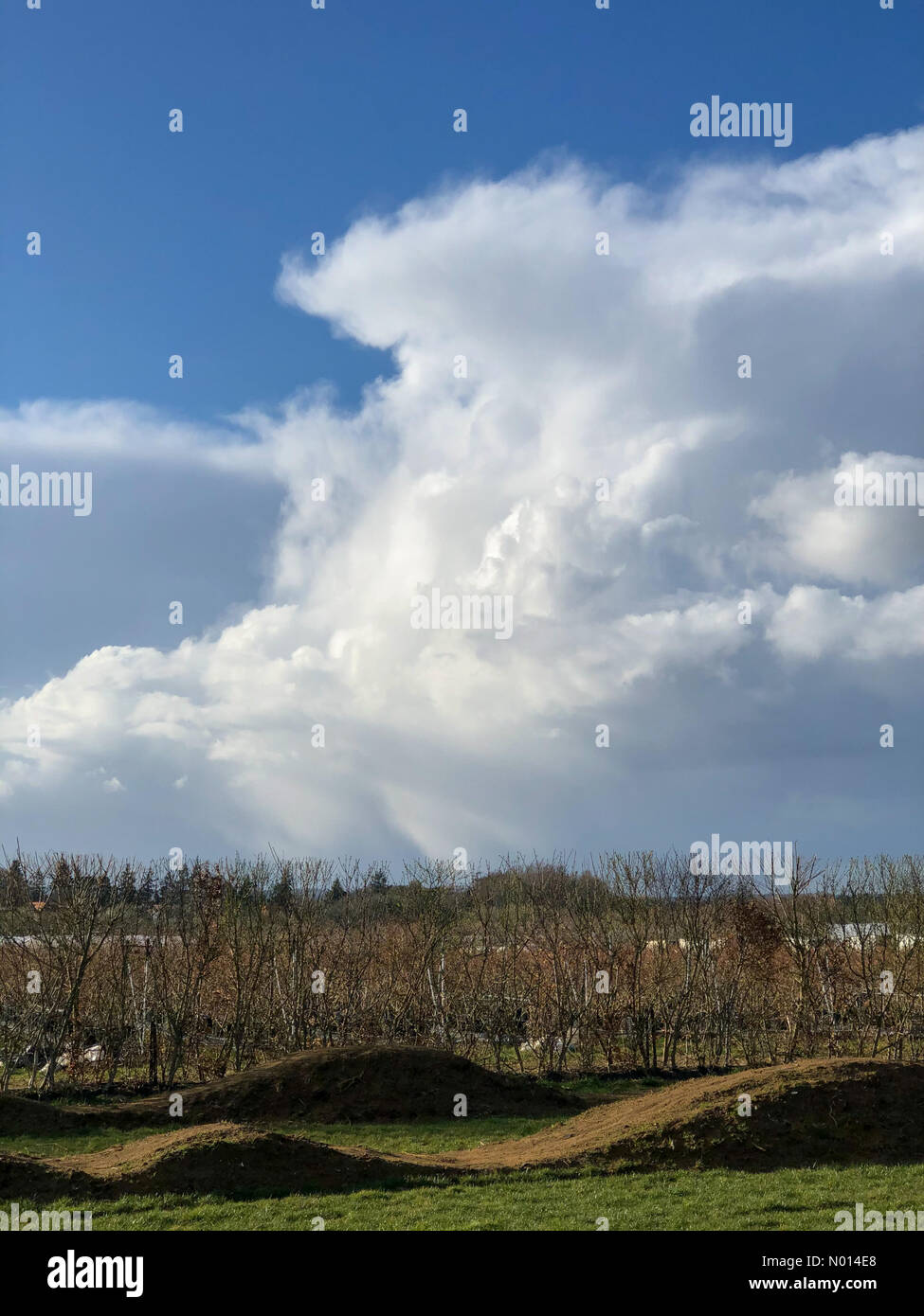 Godalming, Surrey. 13th Mar 2021. UK Weather: Cloudy in Godalming ...