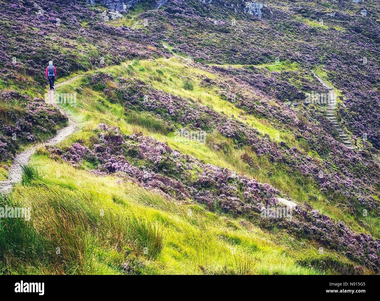 Knockan Crag, Scottish Highlands. 17th Aug 2021. Knockan Crag, Scottish ...