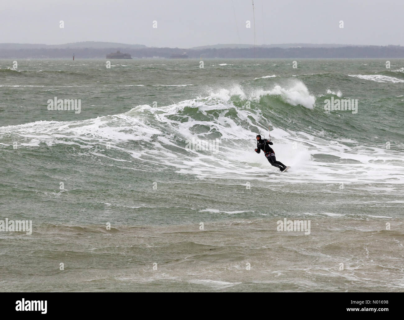 UK Weather: Cloudy at Hayling. Beachlands, Hayling Island. 02nd January ...