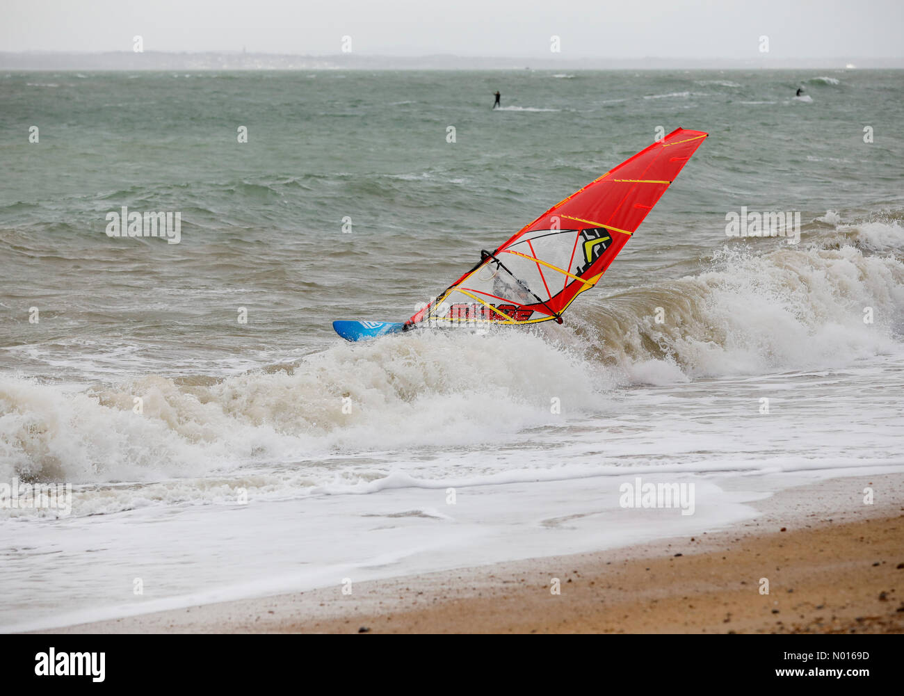 UK Weather: Cloudy at Hayling. Beachlands, Hayling Island. 02nd January ...