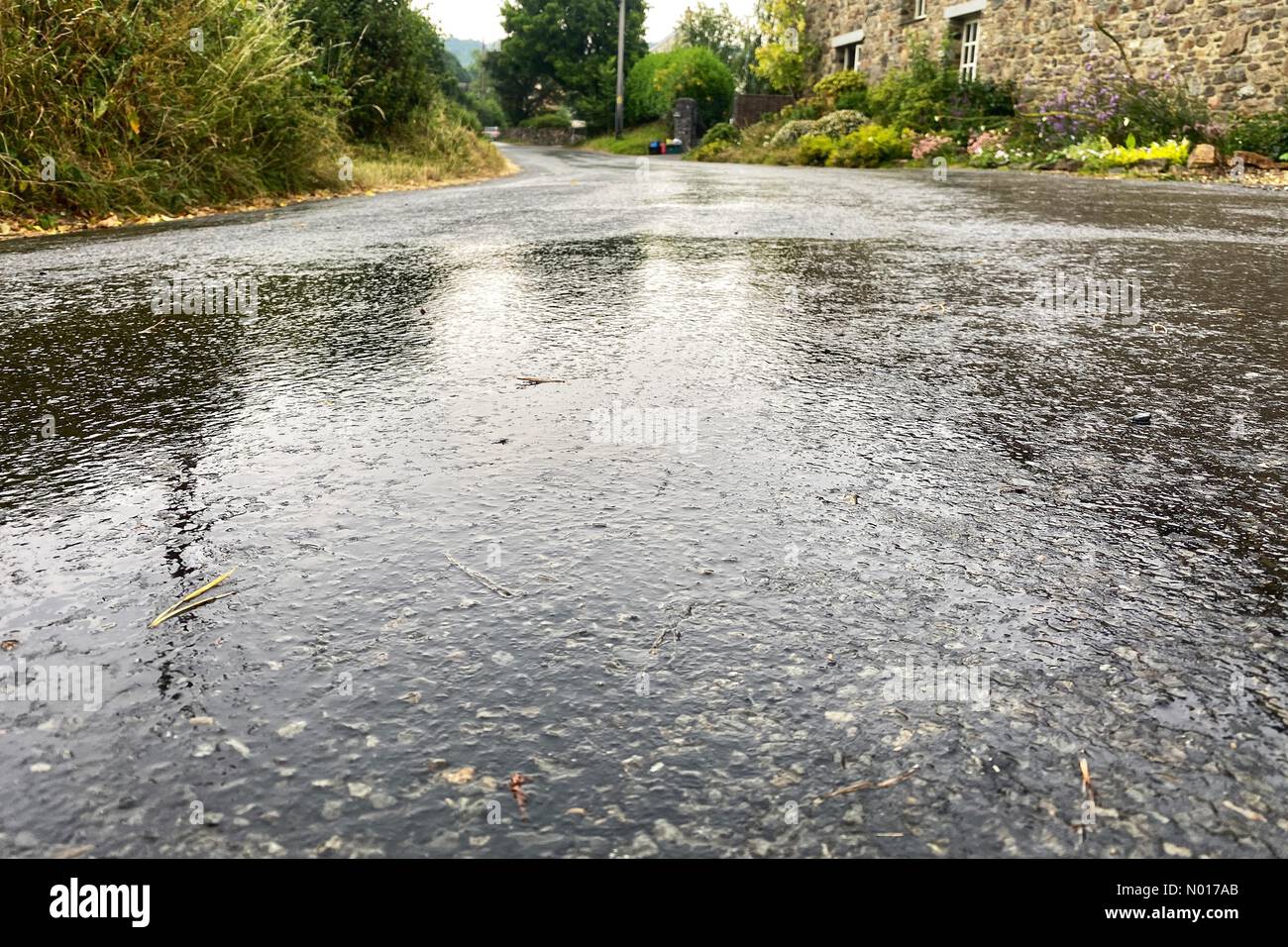UK Weather: Wet lane as welcome rainfall breaks the heatwave in ...