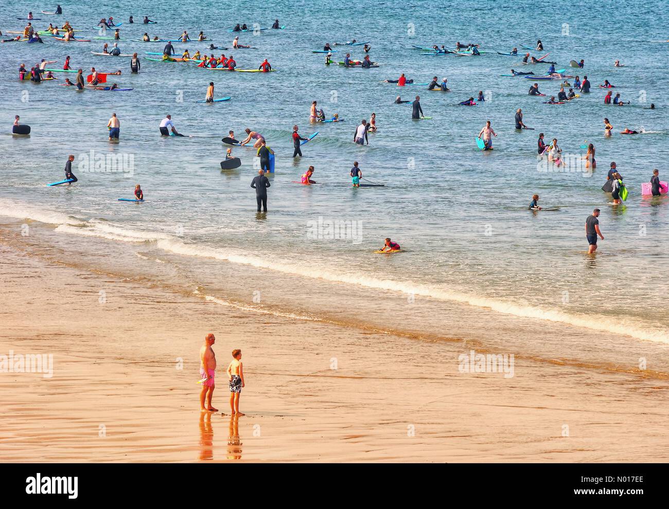 Cornwall, UK. 13th Aug, 2022. UK Weather: Sunny Saturday morning ...