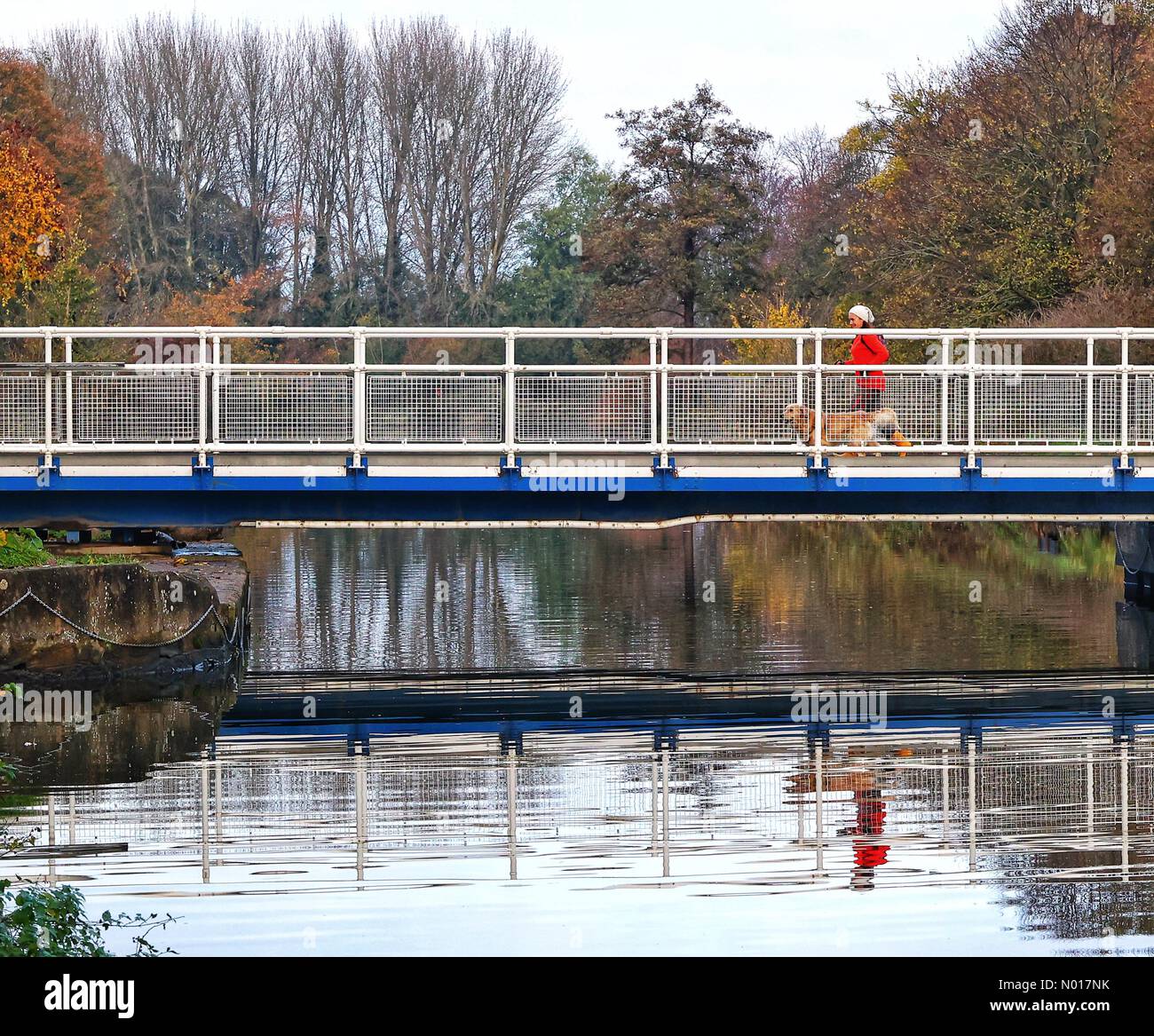 Exeter, Devon, UK. 30 November, 2022. UK Weather: Autumn scene on mild ...