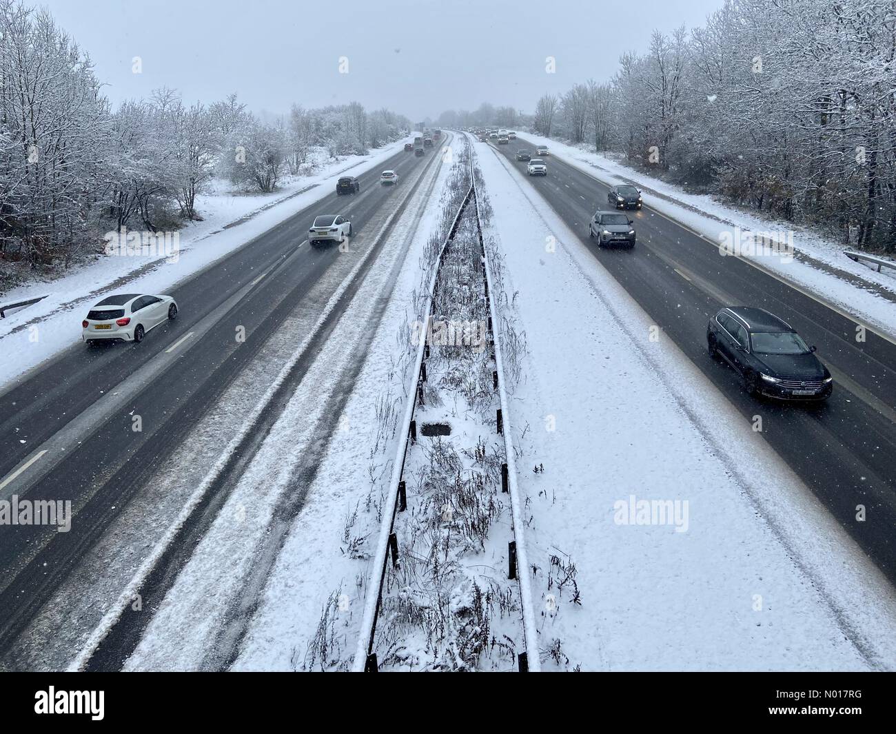 Driving on the m61 motorway hi-res stock photography and images - Alamy