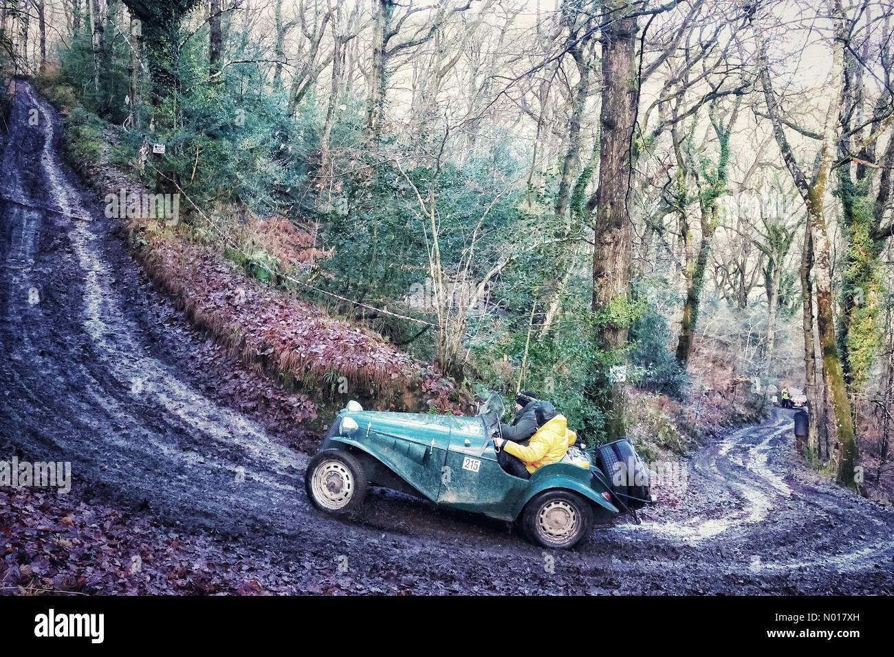Dartmoor, Devon, UK. 7th Jan 2023. Exeter Trial Fingle hill climb ...