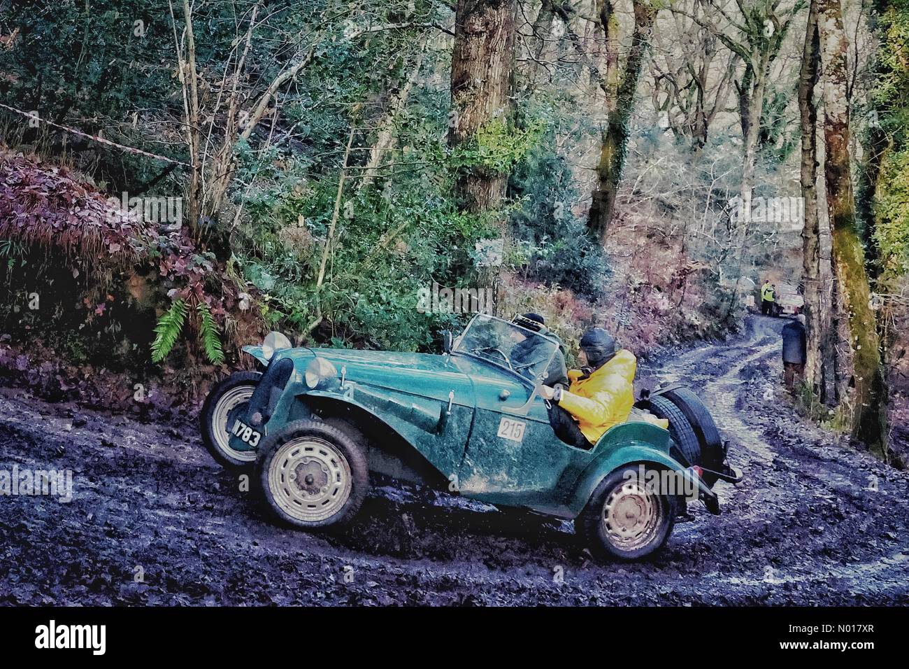 Dartmoor, Devon, UK. 7th Jan 2023. Exeter Trial endurance race tackles ...